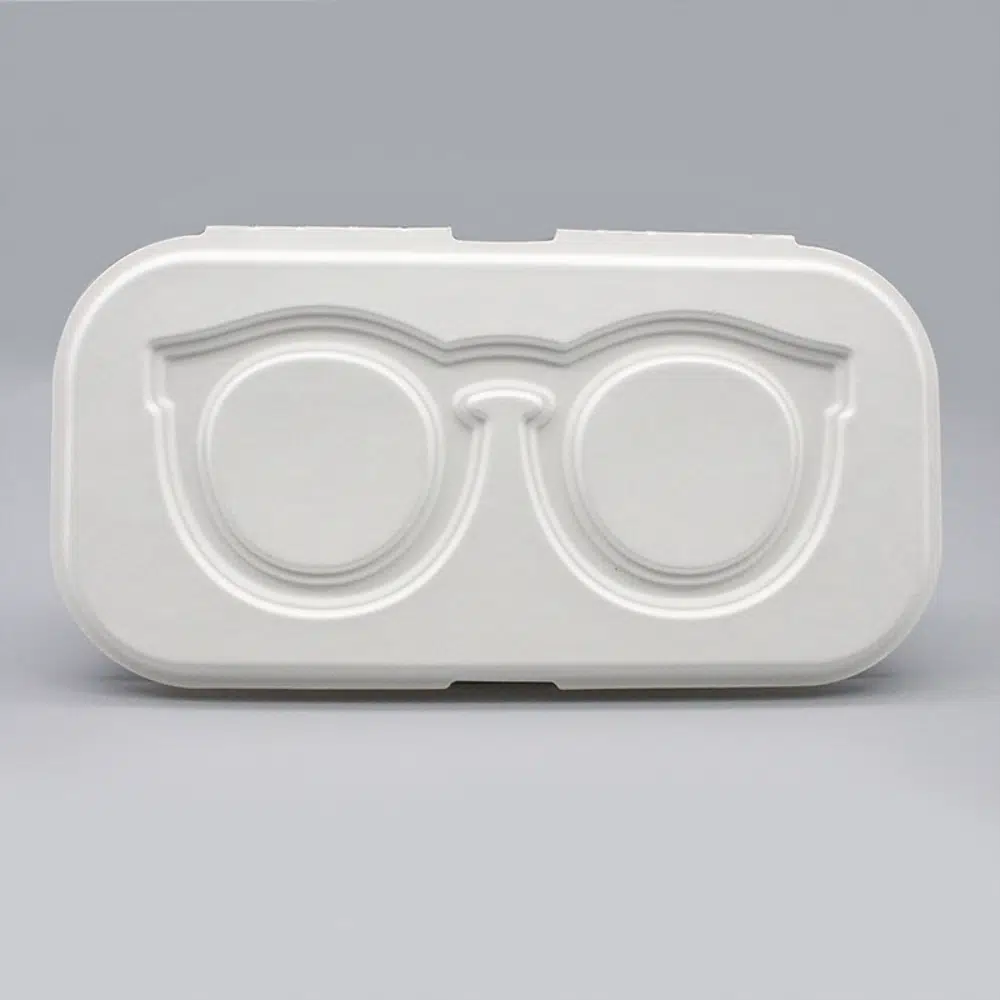 Custom Clamshell Biodegradable Glasses Packaging