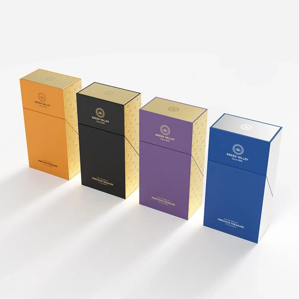 Unique Design Sliding Perfume Display Box Perfume Gift Box