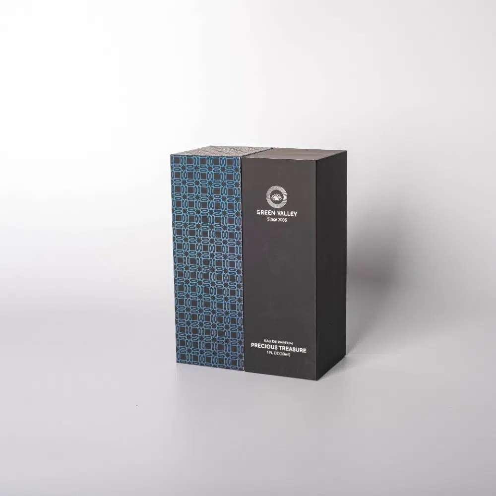 Wholesale Classic Black Double Open Perfume Box